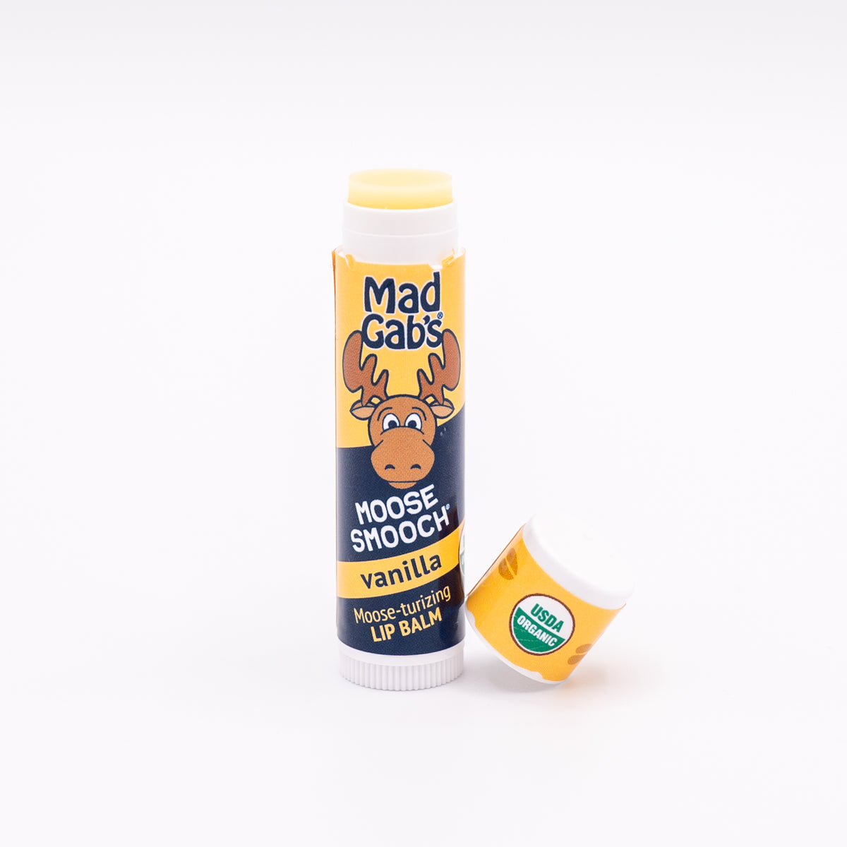Mad Gab's Natural and Organic Moose Smooch Vanilla Scented Lip Balm ...