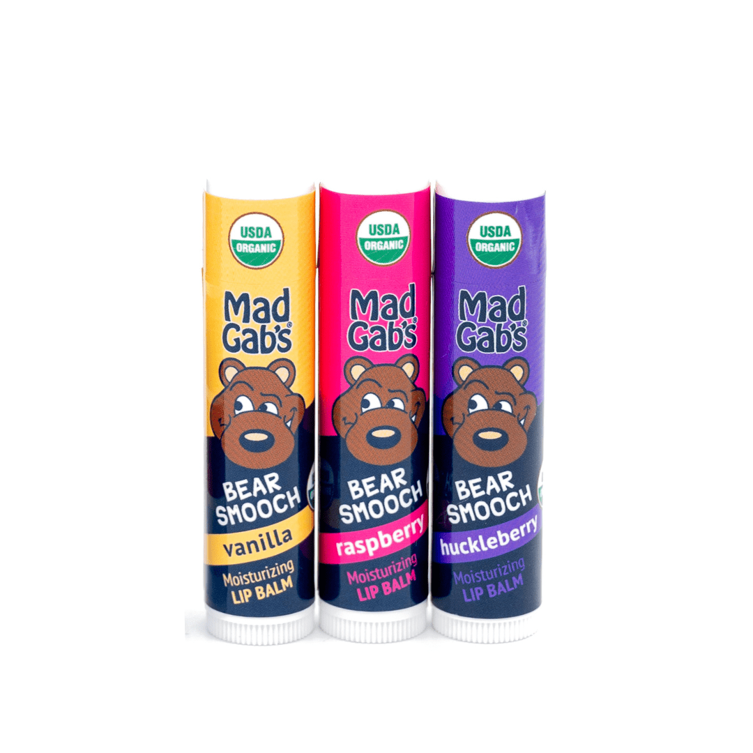 Mad Gab's Organic and Natural Moose Smooch Lip Balm Assorted Packs ...